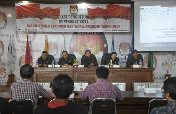 KPU KOTA-DENPASAR - Pleno Tingkat KPU Kota Denpasar